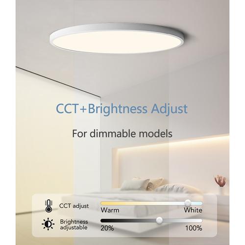 Jual Lampu LED Plafon Modern Ceiling Light Dimmable 3000-7000K Lampu ...