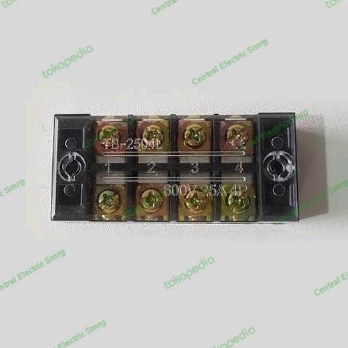 Jual Terminal Block Blok Kaca TB 4 Pole 25A TB-2504 TC 2504 4P 25 A - Kota Semarang - Central ...