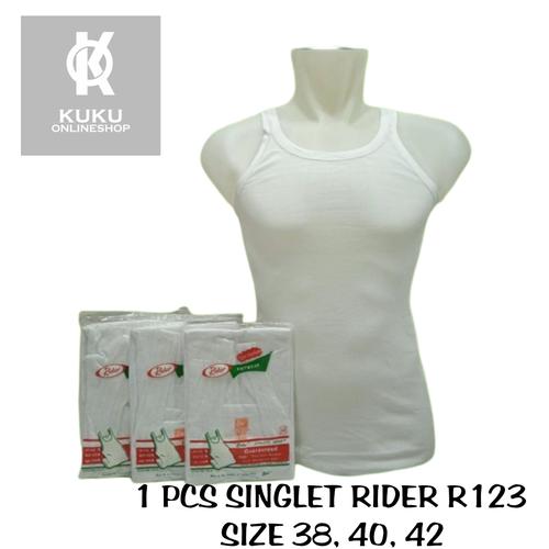 Jual Singlet Pria Rider | size besar 38, 40, 42 | Kaos kutang putih ...