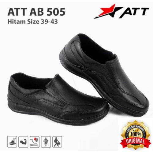 Jual Sepatu Karet Pria ATT/ Sepatu Pantofel Karet Pria ATT AB 520 Hitam ...