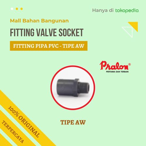 Jual pralon valve socket - AW, 1 1/4 - Kota Tangerang - Mall Bahan ...