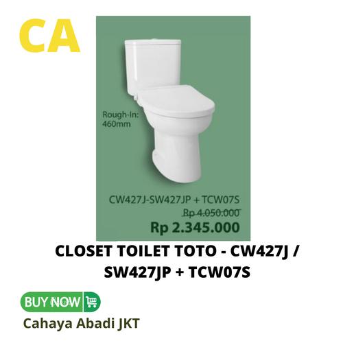 Jual CLOSET TOILET TOTO - CW427J / SW427JP + TCW07S - Jakarta Pusat ...