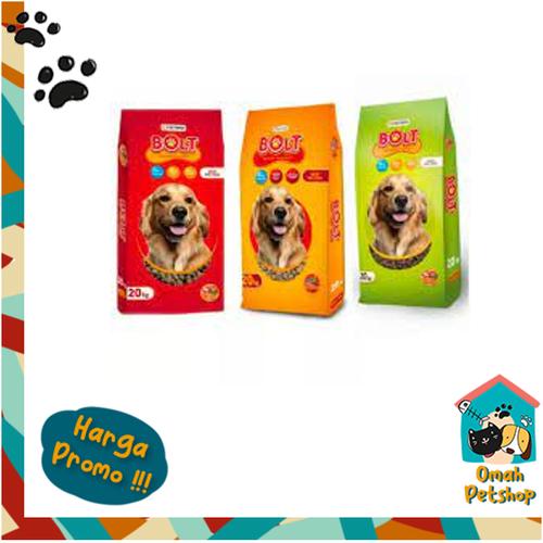 Jual BOLT DOG MAKANAN ANJING 1kg 1 kg REPACK - No DOG CHOIZE PEDIGREE ...