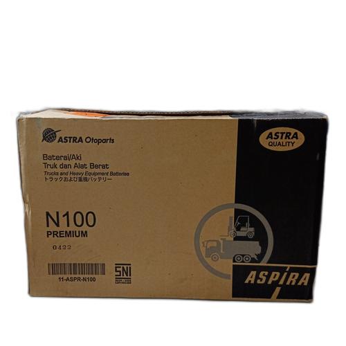 Jual ASPIRA Aki/Accu/Battery Basah N100/N-100 Alat Berat/Taft/Dyna/Rino ...