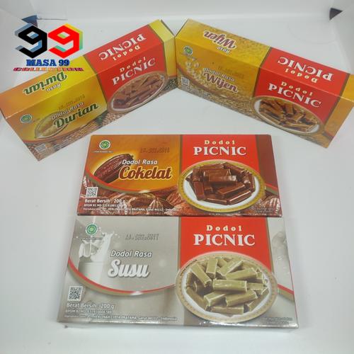 Jual Dodol Garut PICNIC 200gr / Dodol Picnic Original Kualitas Super Picnic - Cokelat, 200gr ...