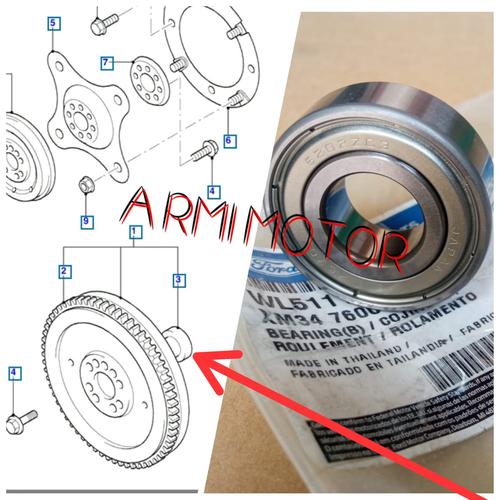 Jual Bearing Fly Wheel Ford Ranger Everest TDI Pilot Bearing ORIGINAL ...