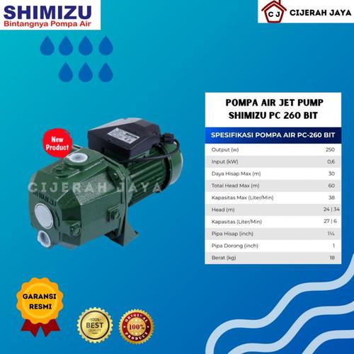 Jual POMPA AIR JET PUMP SHIMIZU PC 260 BIT SUMUR DALAM ORI(POLOS) PC-260BIT - Kota Bandung - TB ...