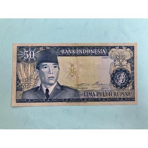 Jual Jual Uang Kertas Kuno 50 Rupiah 1960 Soekarno Kondisi VF SATU ... Jual Jual Uang Kertas Kuno 50 Rupiah 1960 Soekarno Kondisi VF SATU ...