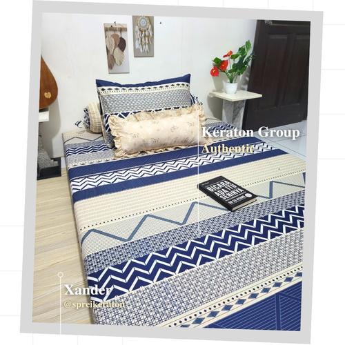 Jual Sprei Aesthetic Bahan Katun - Motif Mellisa - Sprei Anti Geser ...