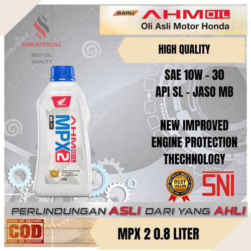 Promo OLI HONDA MATIC AHM OIL MPX 2 800 ML 10W-30 API SL OLI MATIC MPX2 - Kab. Garut - KJM GROUP ...