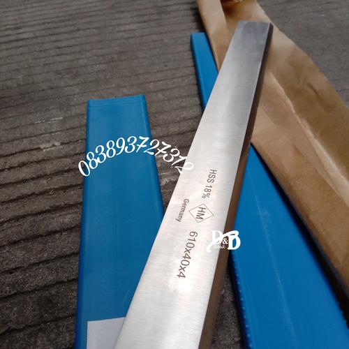 Jual Pisau Planer HSS 18 % HM 610 x 40 x 4 mm Mata Pisau Serut ketam ...