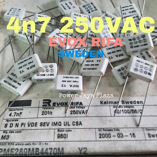 Jual 4,7n 4n7 250VAC 4.7n Capacitor EMI Filter original RIFA asli ...