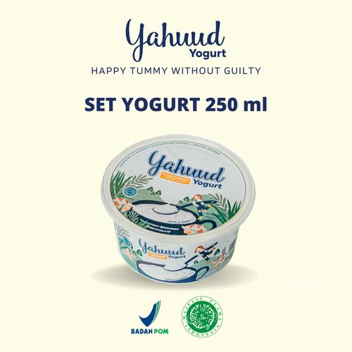 Jual [DALAM KOTA] YAHUUD YOGURT Set Yogurt PLAIN 250 ml - Kab. Sleman ...