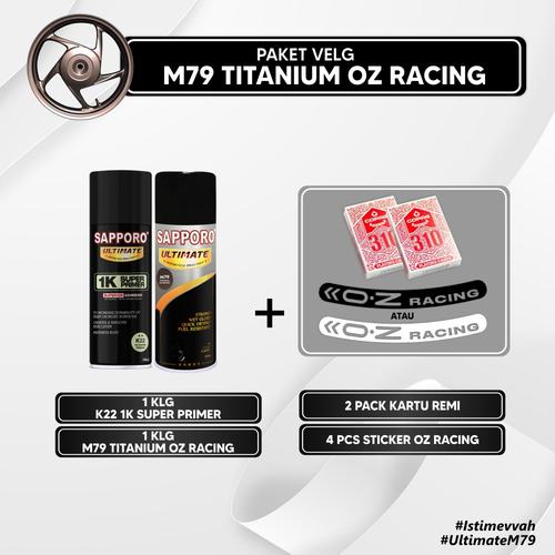 Jual Paket Cat Velg M79 Titanium Oz Racing Sapporo Ultimate+Free Kartu ...