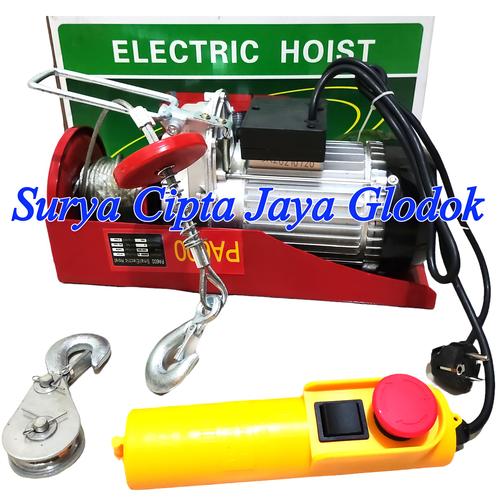 Jual Electric mini hoist weka germany 1 ton X 12 meter Katrol listrik ...