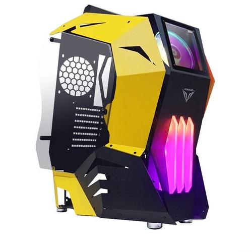 Jual Casing PRIME C-[R] BLACK YELLOW - ALUMUNIUM EXTREME GAMING CASE ...