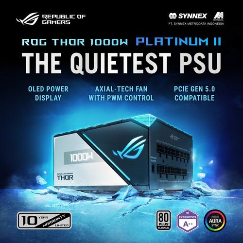 Jual PSU ASUS ROG THOR 1000W Platinum II | OLED Display | 80 Plus ...