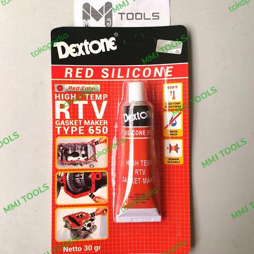 Jual Lem Silikon Red DEXTONE 30 gram - DEXTONE High Temp Silicone Red ...