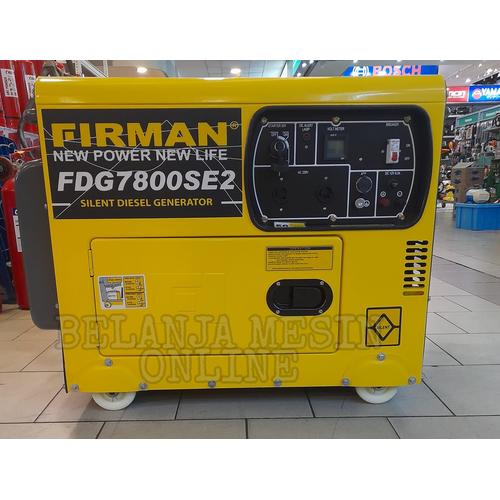 Jual Genset Silent 4500 Watt 1 phase Firman FDG7800SE2 - Jakarta Barat ...