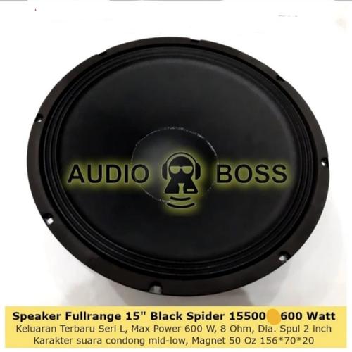 Jual Speaker Full Range 15in 15 inch 15 in Black Spider 15500 MB BS ...