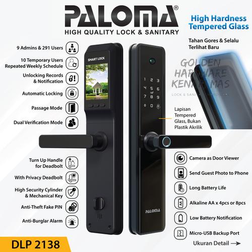 Jual PALOMA SMART DIGITAL LOCK DLP 2138 CAMERA VIEWER KUNCI PINTU ...