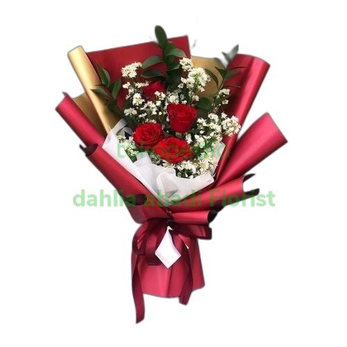 Jual buket wisuda murah bucket mawar asli hand bouquet buket bunga ...