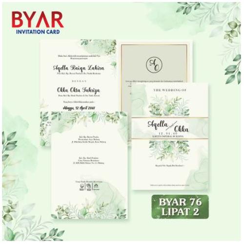 Jual Blangko Undangan Pernikahan BYAR 76 - Jakarta Timur - Variasi ...