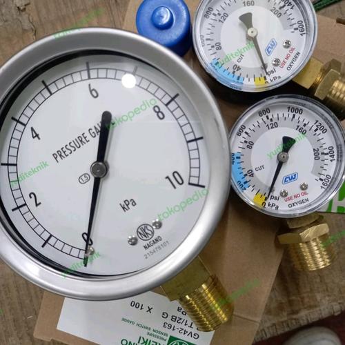 Jual pressure gauge nagano 10 kpa drat 1/2" - Jakarta Barat - cahaya sakti teknik glodok | Tokopedia