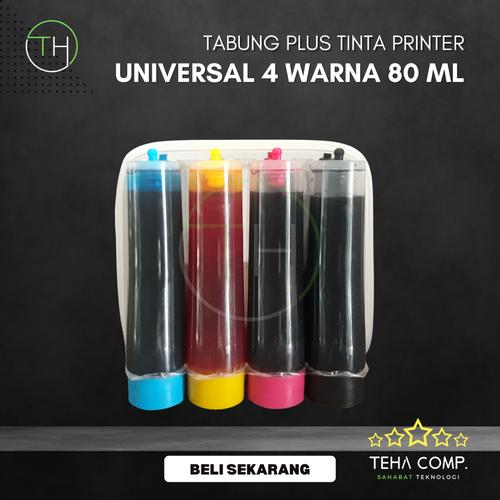 Jual Tabung Infus Plus Tinta 4 Warna Modifikasi Inktank Printer Canon ...