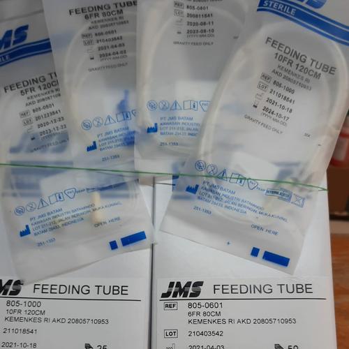 Jual JMS Feeding Tube/Selang NGT No 5/6/8/10 - 8 Fr 120 cm - Jakarta ...