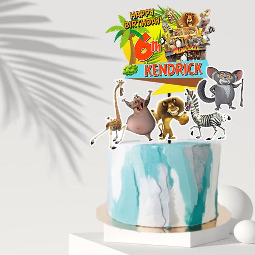 Jual Topper Cake Birthday Hiasan Kue Ulang Tahun - Madagascar - Jakarta ...