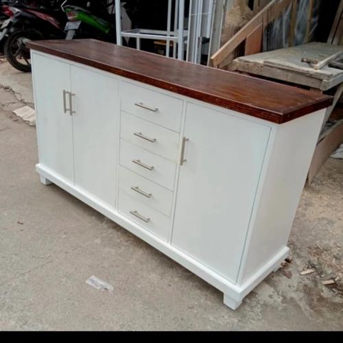 Jual lemari Bufet/ lemari nakas/ bufet minimalis modern terbaru jati ...