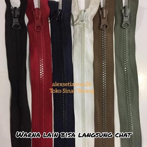 Jual Resleting Jaket Lion gigi besar Vislon ukuran 70 cm 28 inch zipper ...