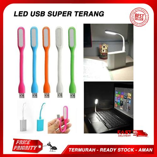 Jual Lampu LED USB MINI Model Sikat SUPER TERANG Flexible Colok ...