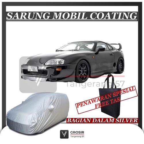 Jual SARUNG MOBIL TOYOTA SUPRA GEN4 JZ80 1993-2002 COATING SILVER COVER ...