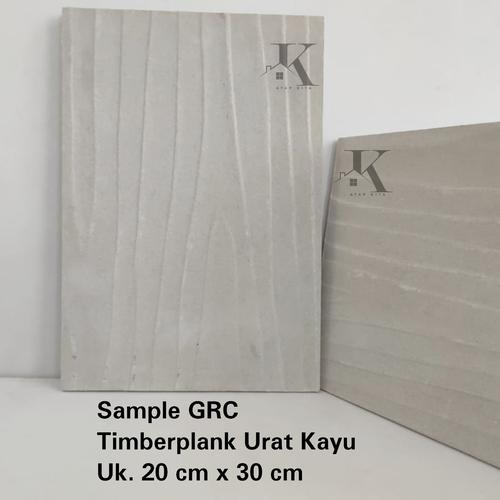 Jual Sample Urat kayu / Sampel GRC 20 cm x 30 cm / Contoh Timberplank ...