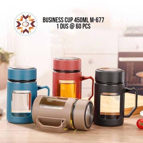 Jual Mug Kaca Mug Gelas Warna Kaca Cangkir Tutup Gelas 450ML - Jakarta ...