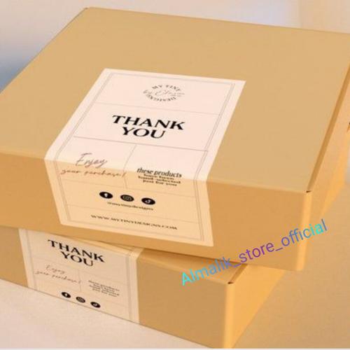 Jual STIKER LABEL SEGEL BOX PACKAGING PAPER BELT DUS PENGIRIMAN - 1,5x4 ...