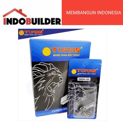 Jual TORA CARBON BRUSH CB GWS 6-100 / SPUL CB GWS 6-100 - Kab ...