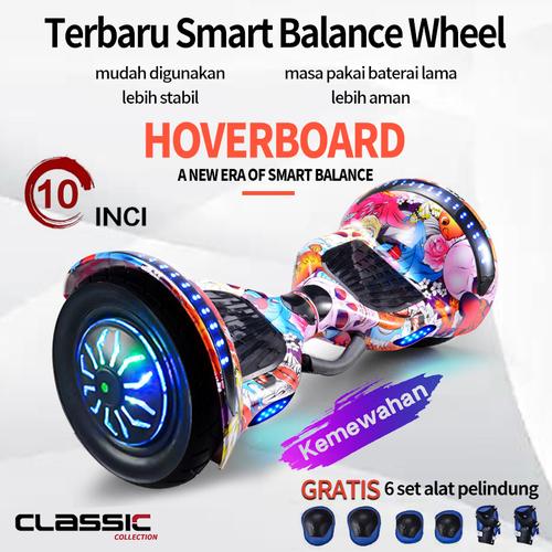Promo Hoverboard 10Inch Smart Balance Wheel LED Light/segway/Roda ...
