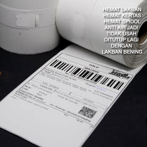 Jual Kertas Stiker Label Printer Thermal 80 x 50 Continuous - Kota ...