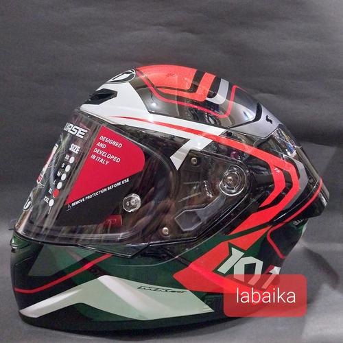Jual HELM KYT TT COURSE OVERTECH | FULL FACE SINGLE VISOR TERLARIS - Black red, L - Kab. Bekasi ...
