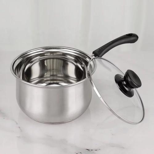 Jual Panci susu / Panci Indomie/ Milk Pot stainless dengan Tutup kaca ...