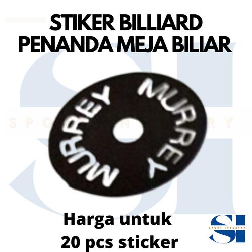 Jual Stiker Billiard Penanda Meja Biliar Titik Hitam Bola Sticker ...