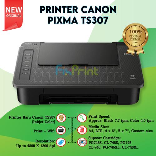 Jual Printer Inkjet PIXMA TS307 Original Canon Support WIFI - Tanpa ...