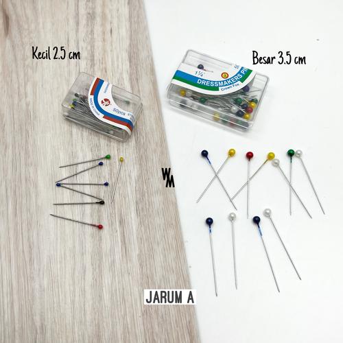 Jual Jarum Pentul Pin Paku Hijab / Jahit - Jarum A kecil - Jakarta ...