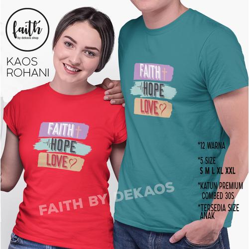 Jual KAOS ROHANI KRISTEN / BAJU ROHANI UNISEX / DEKAOS 2010 FHL WARNA ...