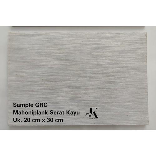 Jual Sample Serat Kayu / Sampel Mahoni Plank / Contoh GRC 20 cm x 30 cm ...