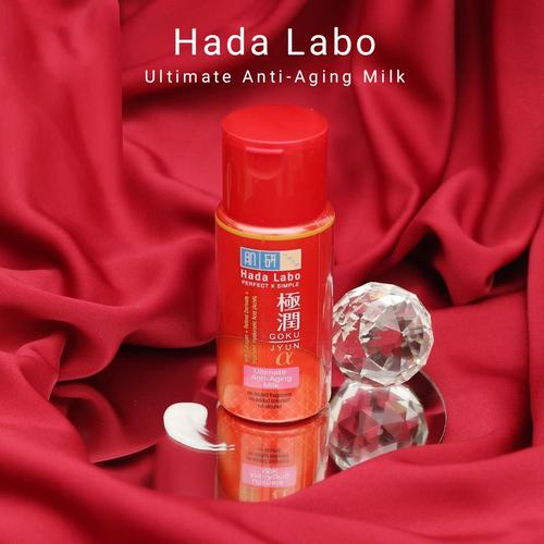 Jual HADA LABO GOKUJYUN ALPHA ULTIMATE ANTI AGING MILK Hadalabo 100 ml ...