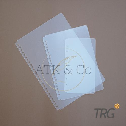 Jual DIY Cover Binder Loose Leaf Notebook A6 A5 B5 Transparan Sampul ...